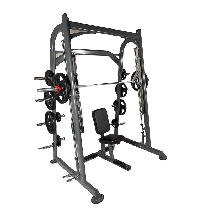 Fitness Products Direct Smith Machine Silver Frame – Show Me Weights ...