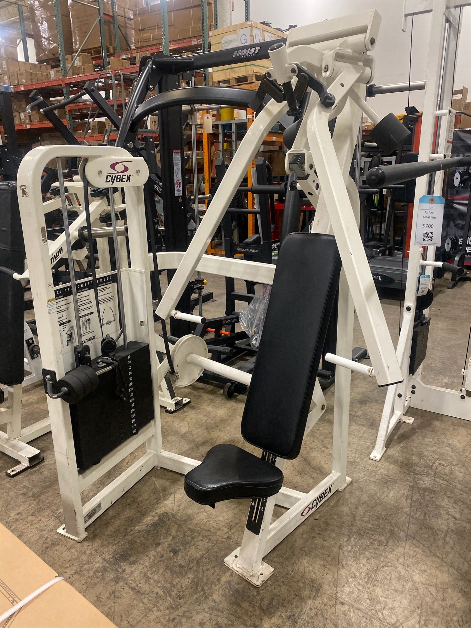 Cybex Dual Axis Chest Press - Used – Show Me Weights - Fitness ...